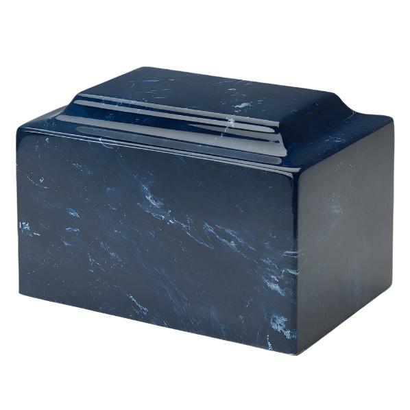 Navy Cultured Marble Cremation Urn | Quality Urns For Less – Quality ...