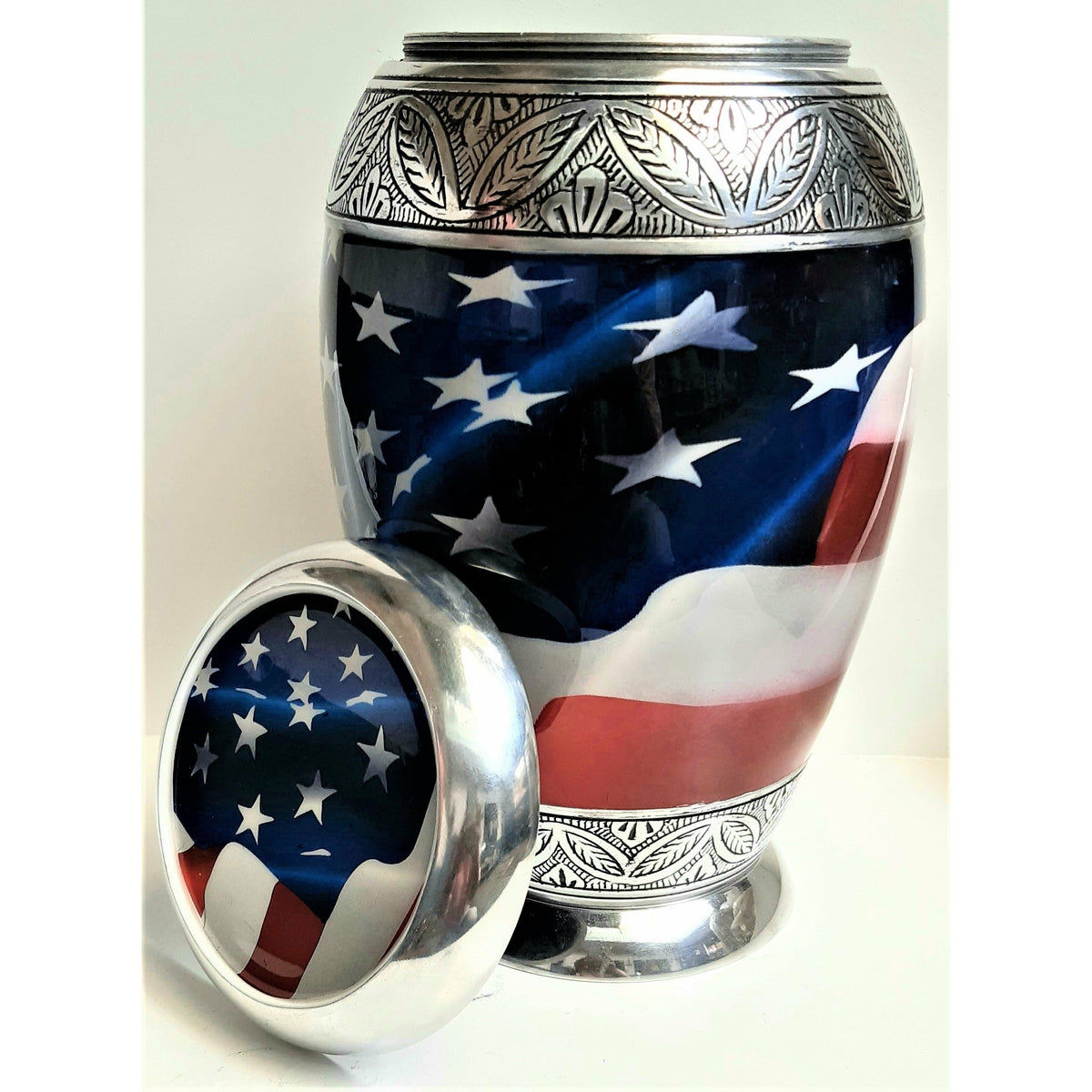 Freedom Patriotic Themed Cremation Urn | Themed Veteran Cremation Urn ...
